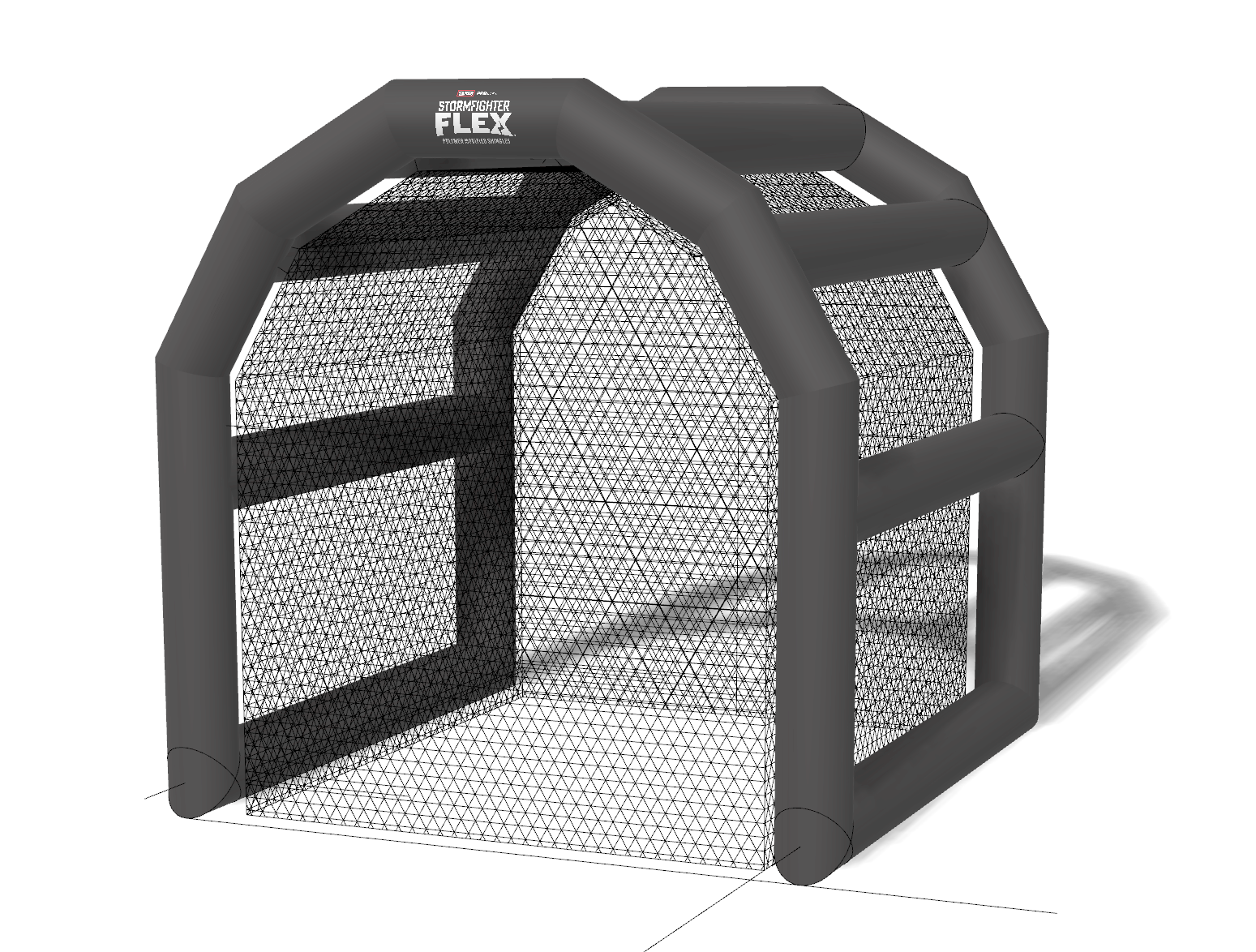 Small 10ft Inflatable Batting Cage